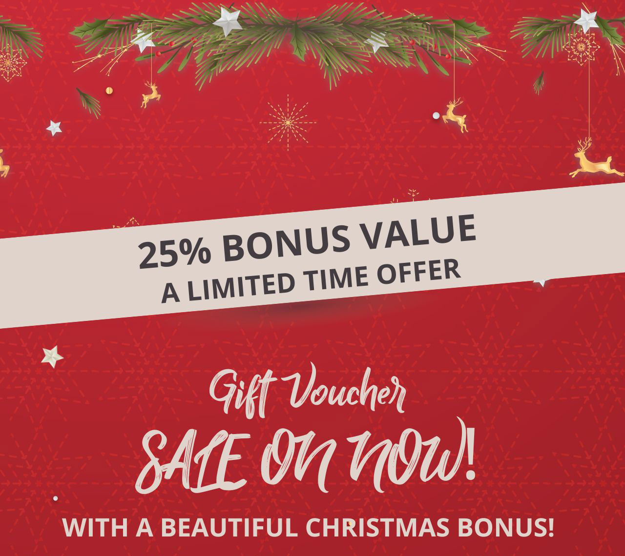 Primary-Piece-25%-BONUS-VALUE-ON-XMAS-VOUCHERS_01 | Gloss Beauty ...